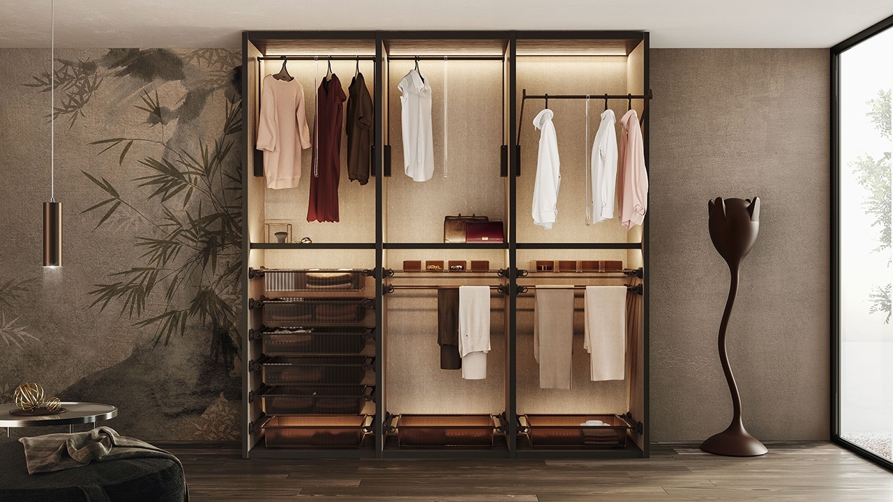 The elite wardorbe lift combining elegance and practicality - Domus