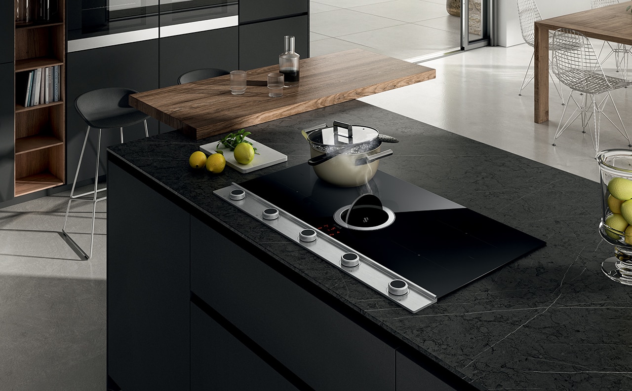 The evolution of the kitchen is in the extractor hobs - Domus