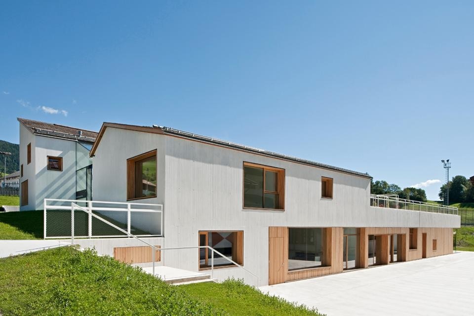 A cluster of school buildings by feld72, South Tyrol - Domus