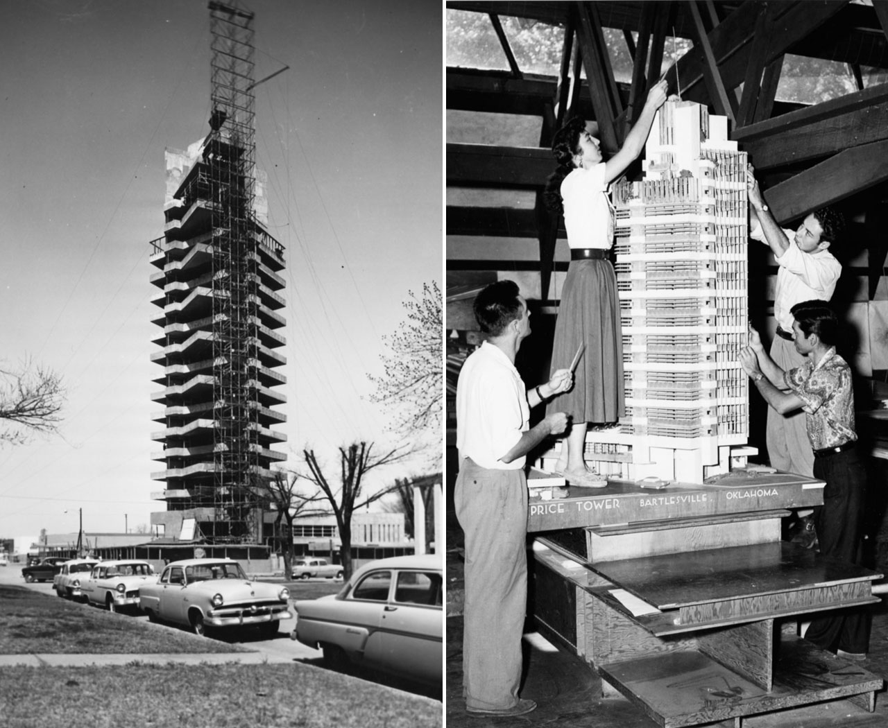 FRANK LLOYD WRIGHT 'Broadacre City' - Model and Site Plans
