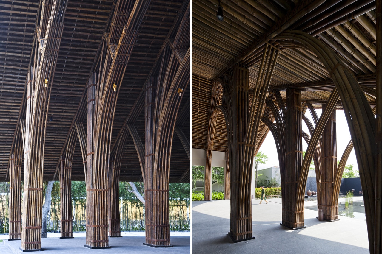 Bamboo conference hall - Domus