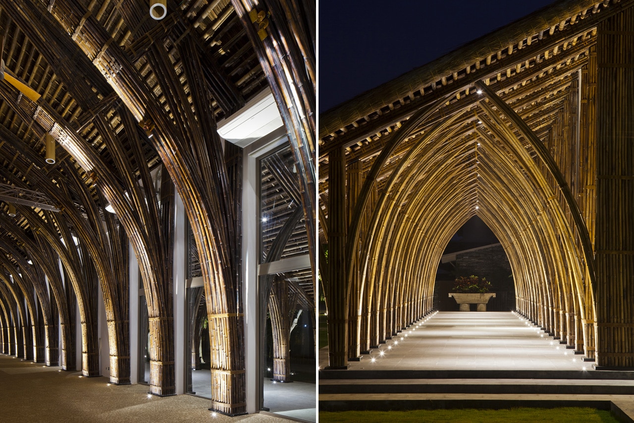 Bamboo conference hall - Domus