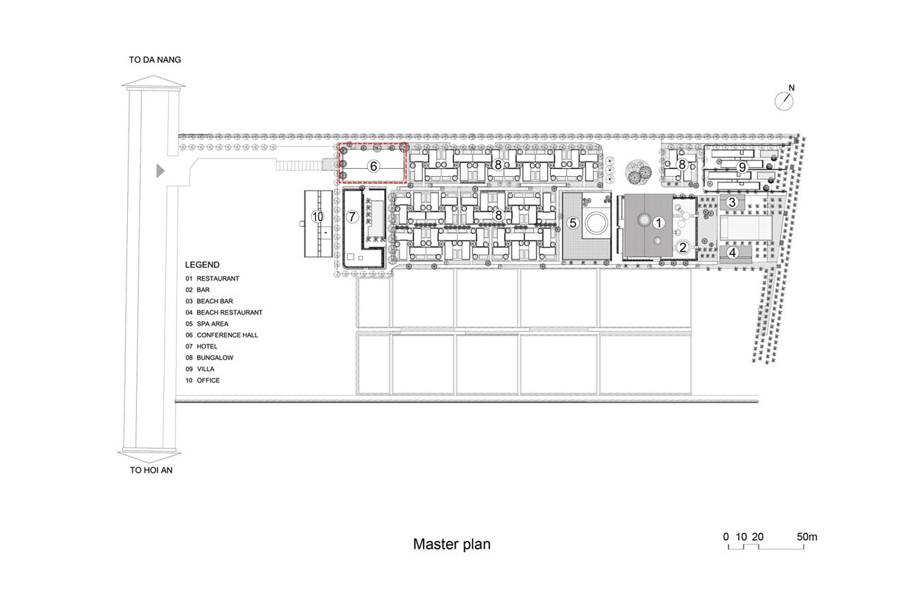Bamboo conference hall - Domus