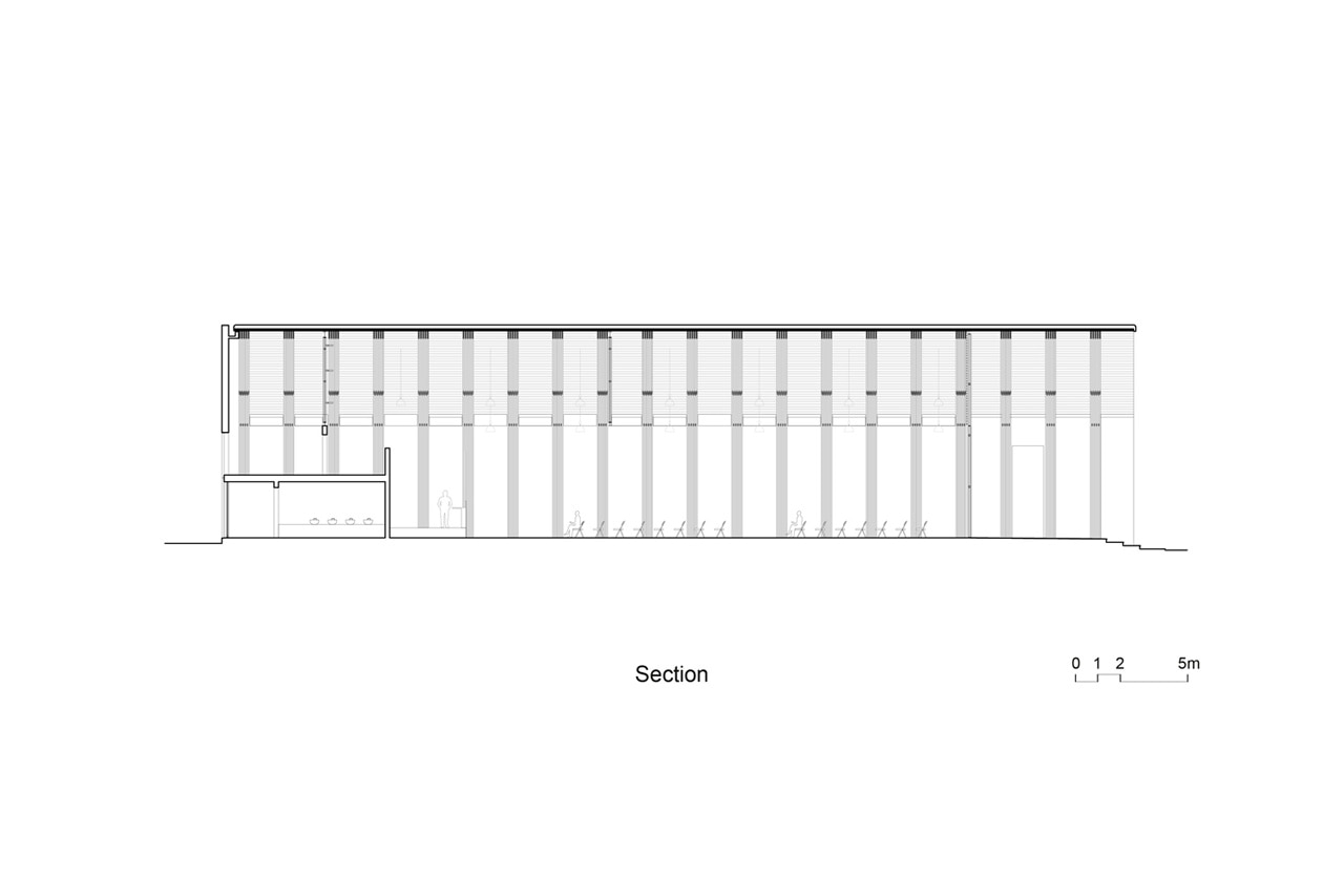 Bamboo conference hall - Domus