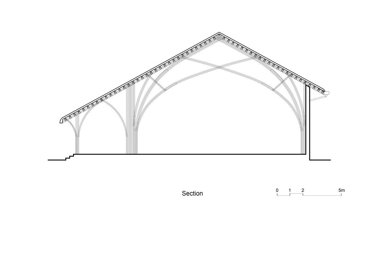 Bamboo conference hall - Domus
