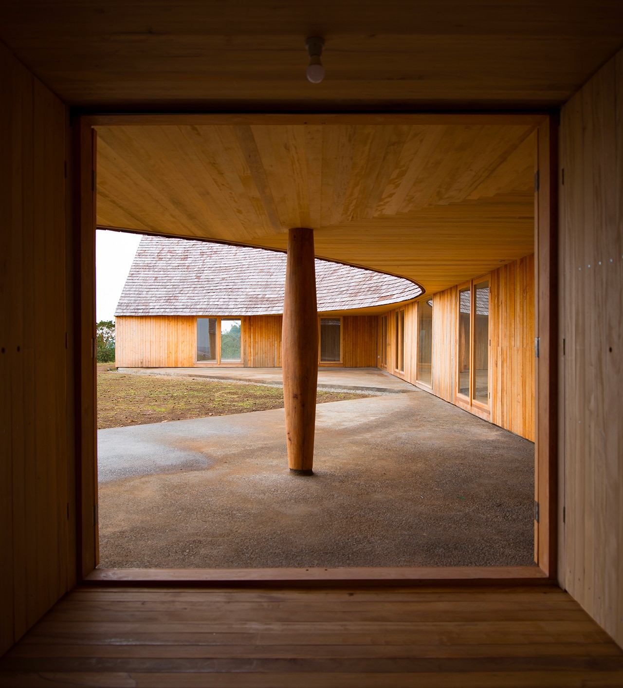 Loba House and Rode House, by Pezo von Ellrichshausen