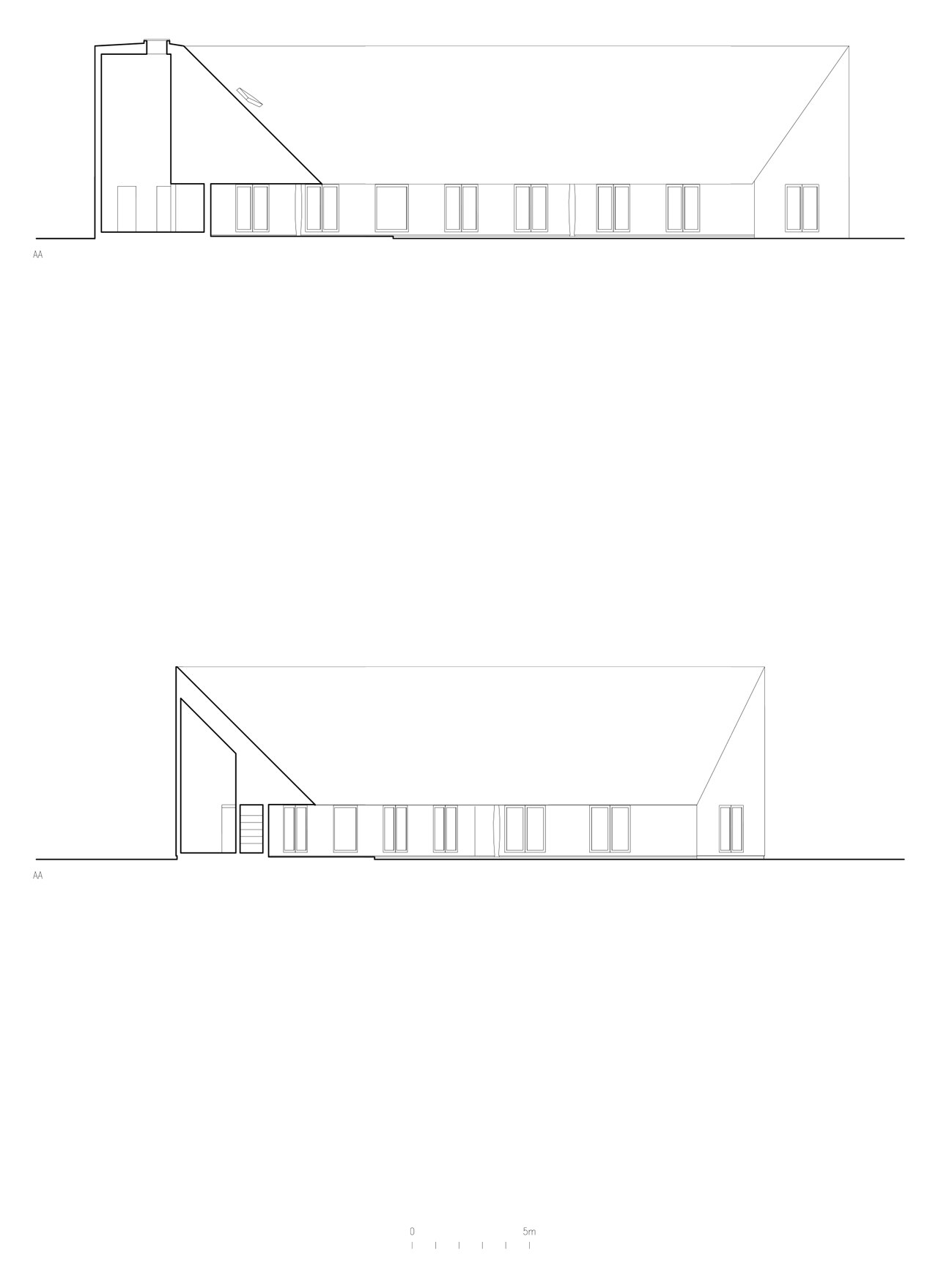 Loba House and Rode House, by Pezo von Ellrichshausen