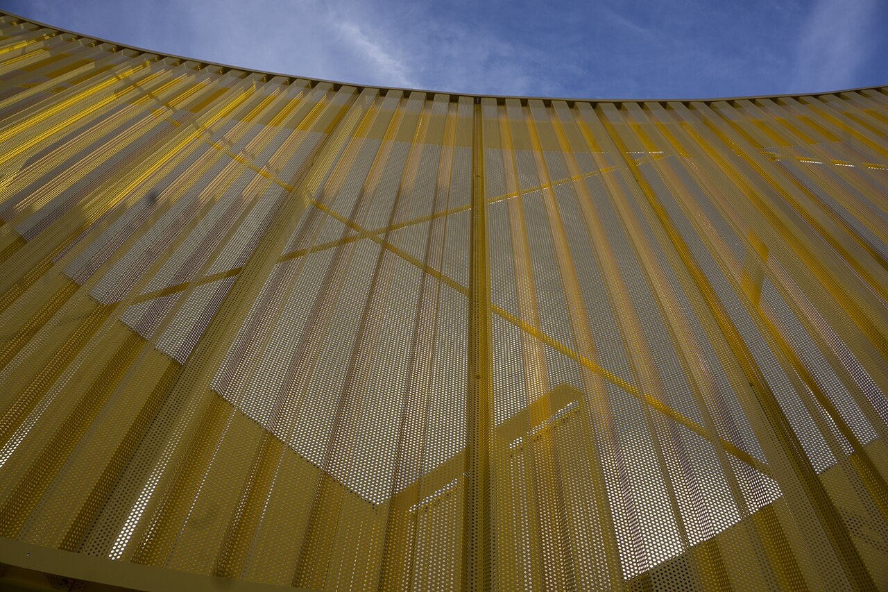 Los Angeles. Brooks+Scarpa designed a bright-yellow high school in a ...