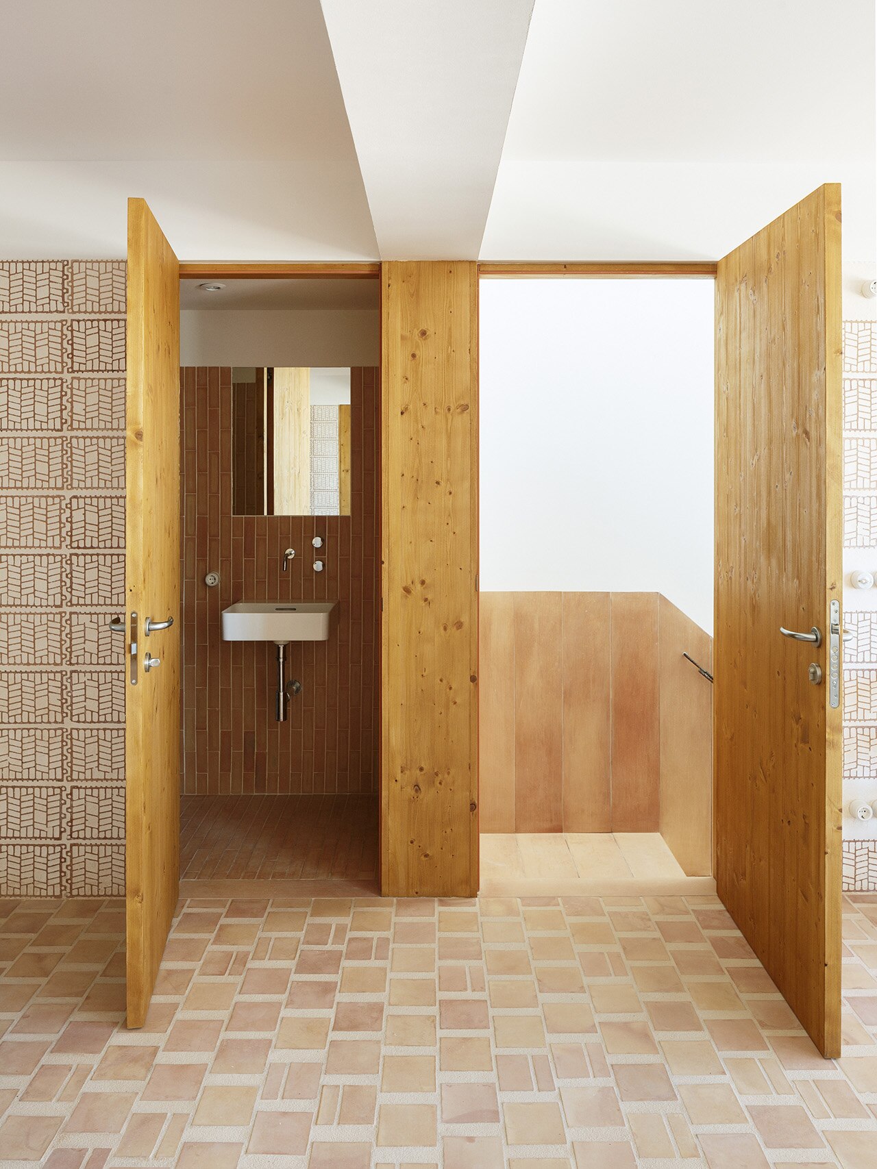 Mallorca. A modest building transformed using bold brick patterns - Domus