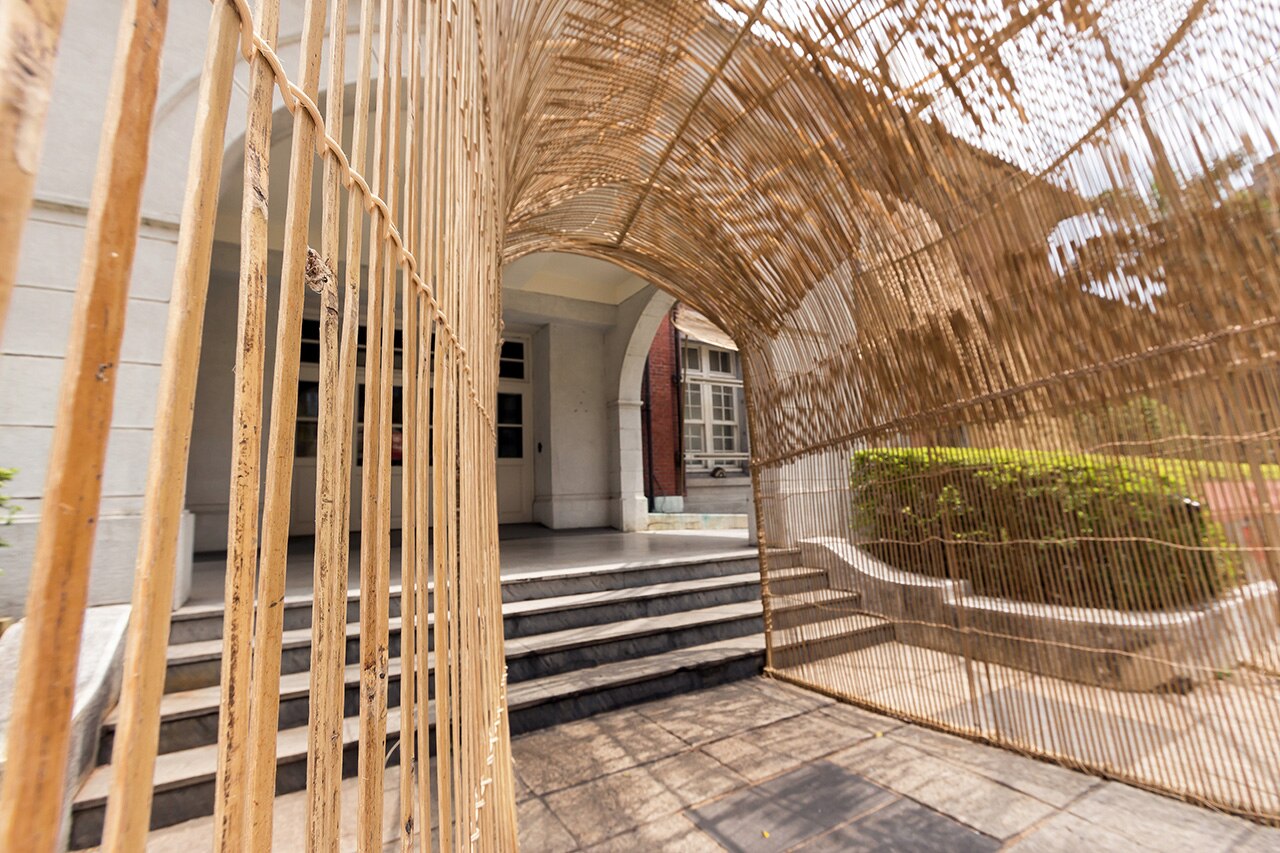 Taipei. An installation conceived as a scaled-up fishing trap - Domus