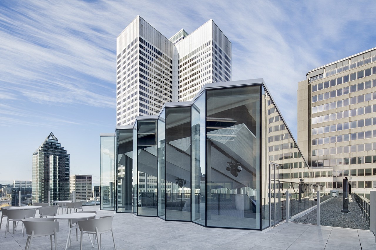 Montreal. Sid Lee Architecture designs a modular glass pavilion ...