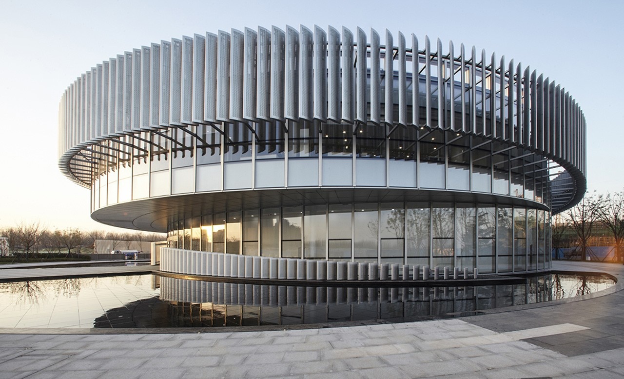 China. A double-helix exhibition centre designed by WSP architects