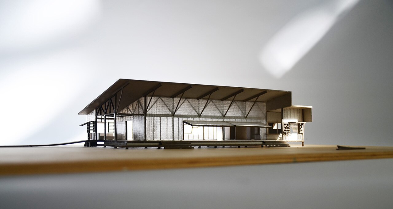 Australia. A public building bringing together a rural community by ...