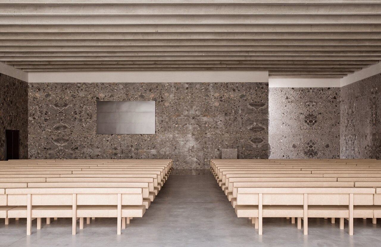 Béton brut crematorium by KAAN Architecture offers a “peaceful oasis ...