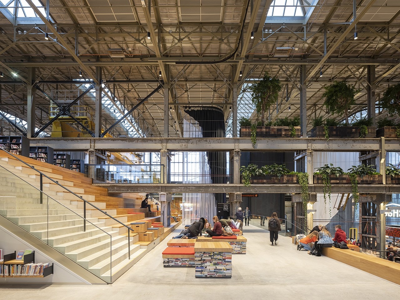 Mecanoo and Civic Architects convert train shed into coworking space ...
