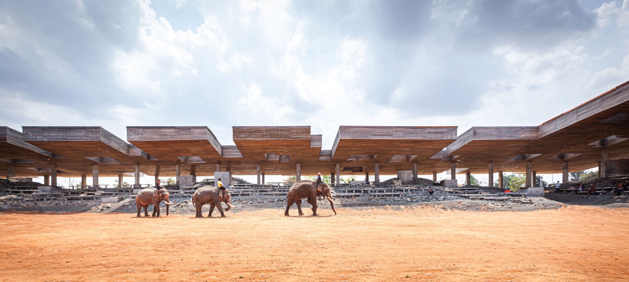 Elephant World Project in Thailand: elephant museum, observation tower ...
