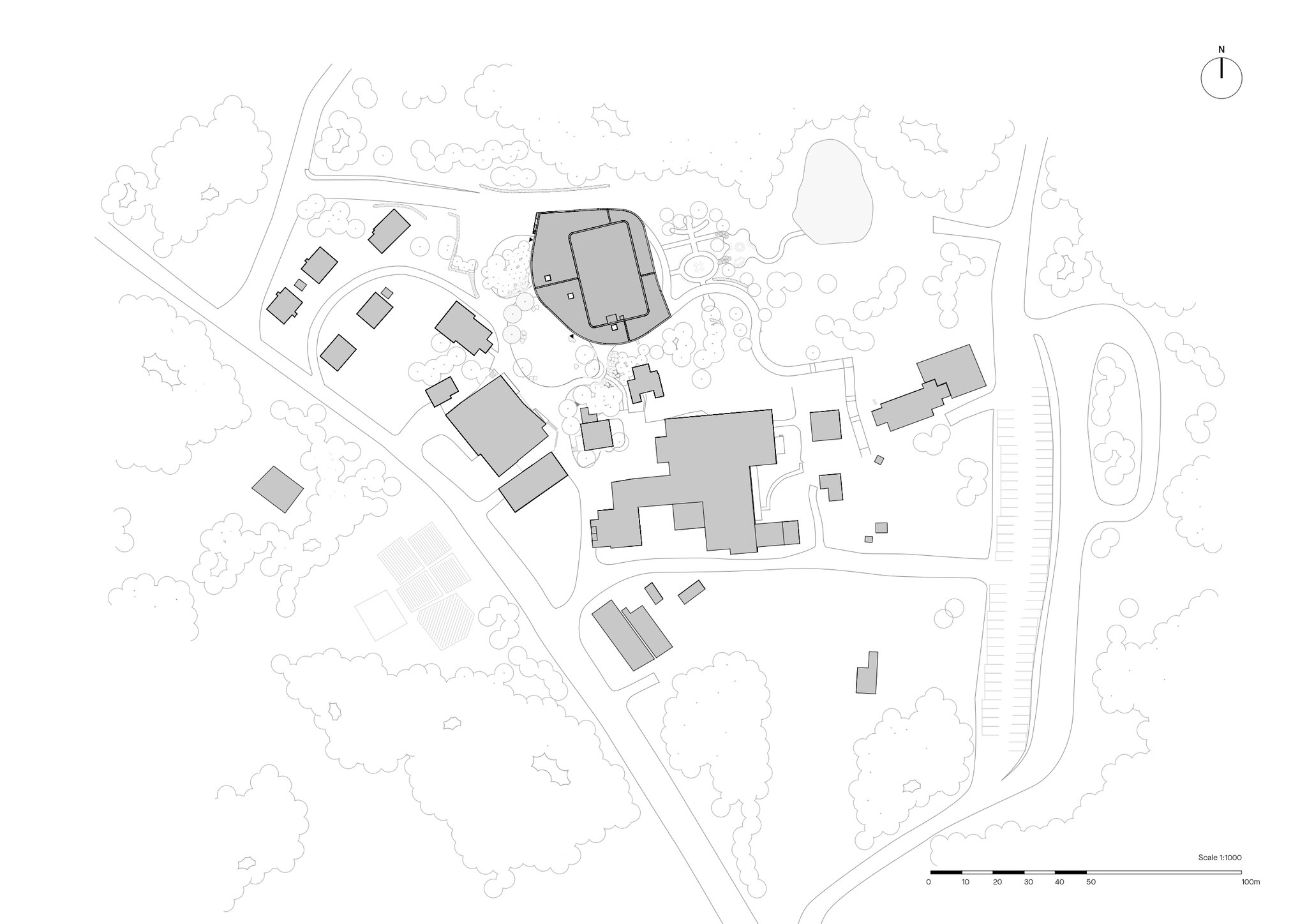 Mecanoo has built a mass timber theatre in the woods to dance for seven ...