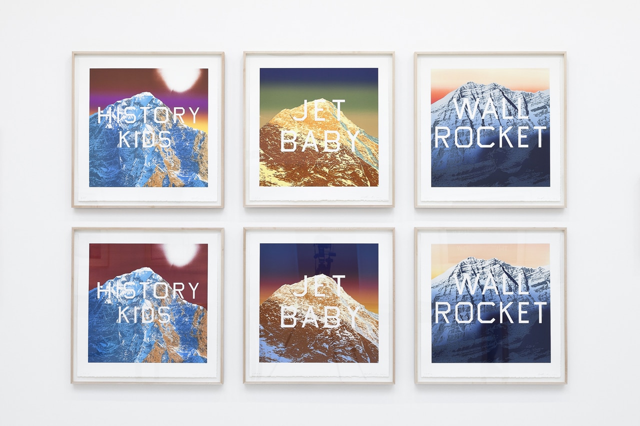 Ed Ruscha on paper