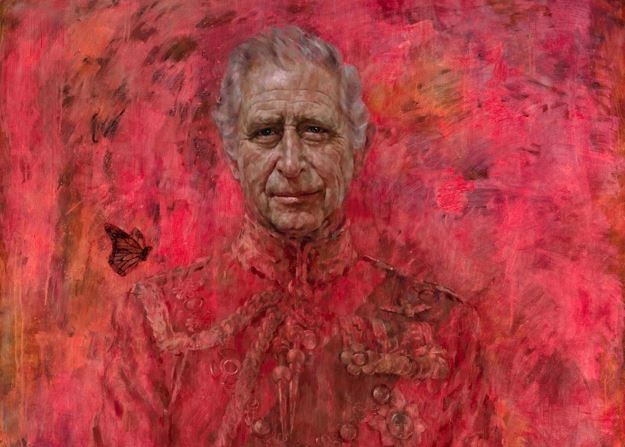 The portrait of King Charles III by Jonathan Yeo