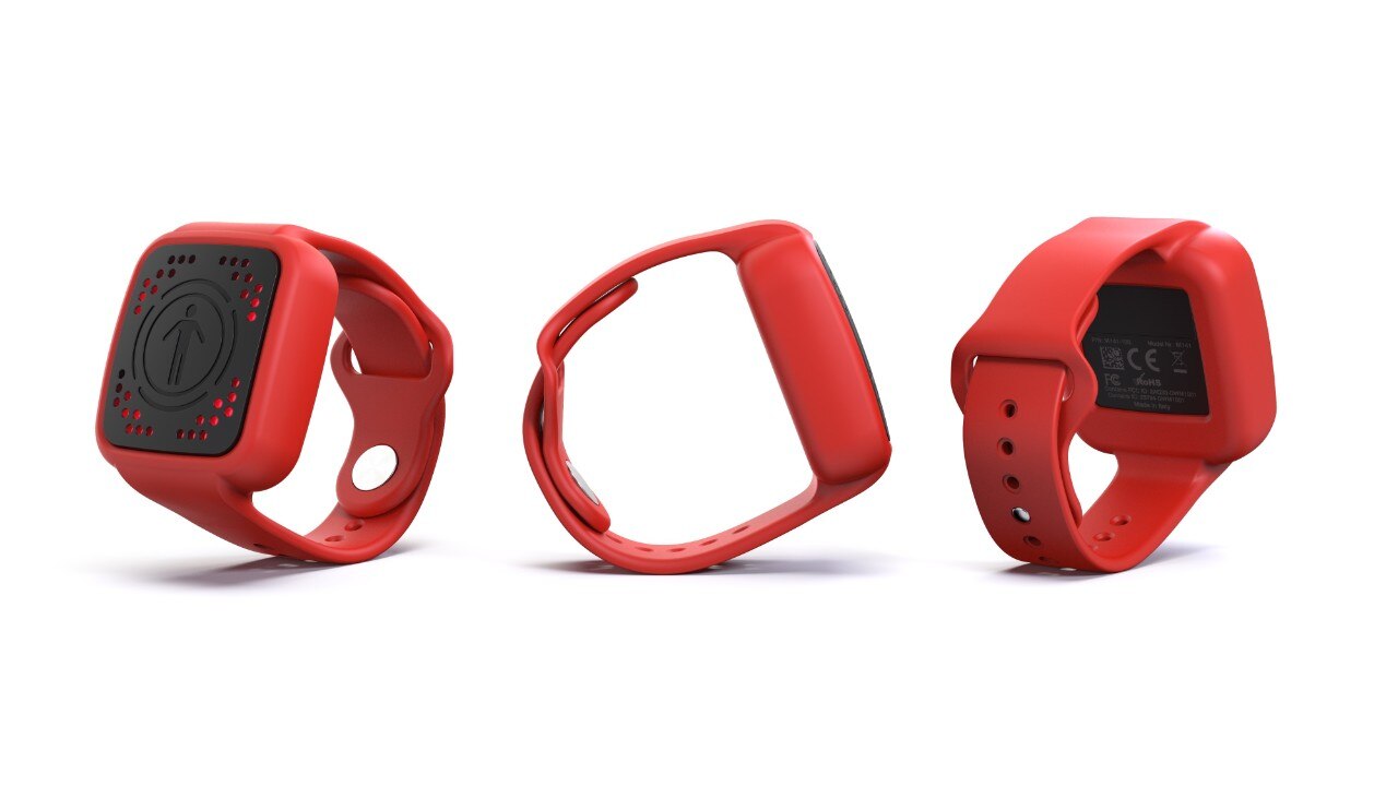 Safe Spacer is a wearable that helps you keep the proper physical ...