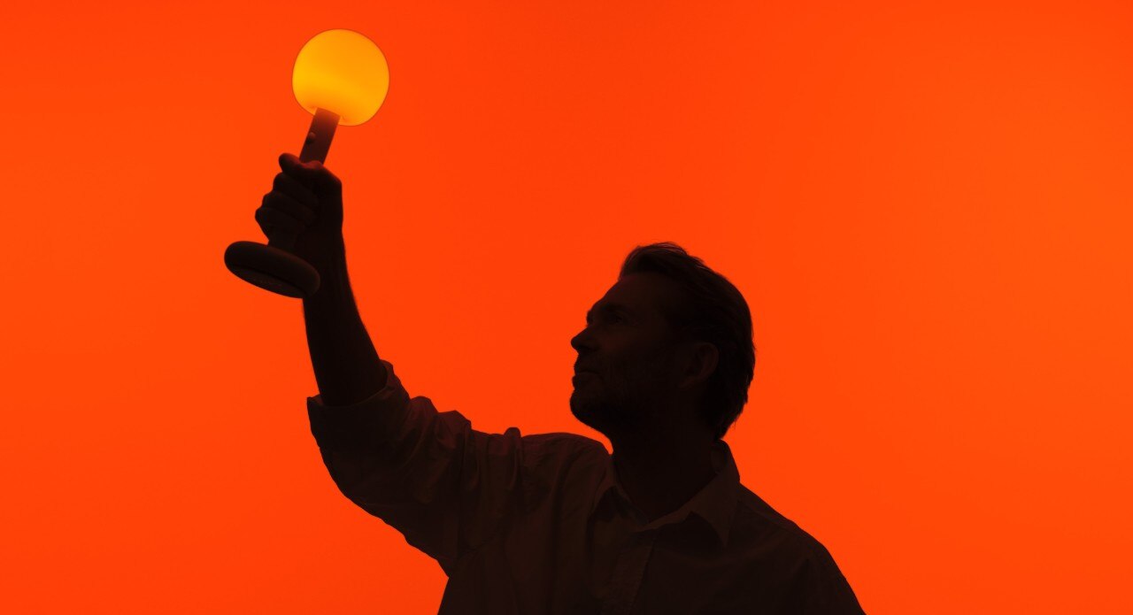 Fire: the new portable lamp by Grau