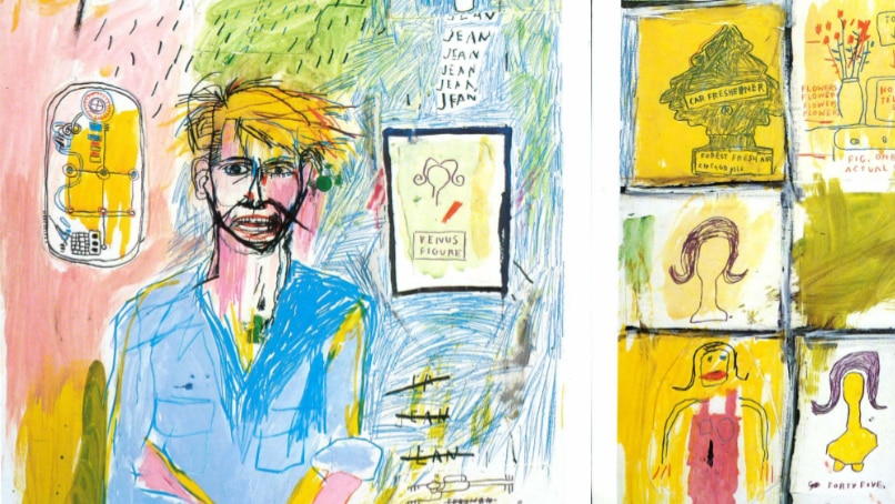 A conversation between Jean-Michel Basquiat and Lisa Ponti, from the ...