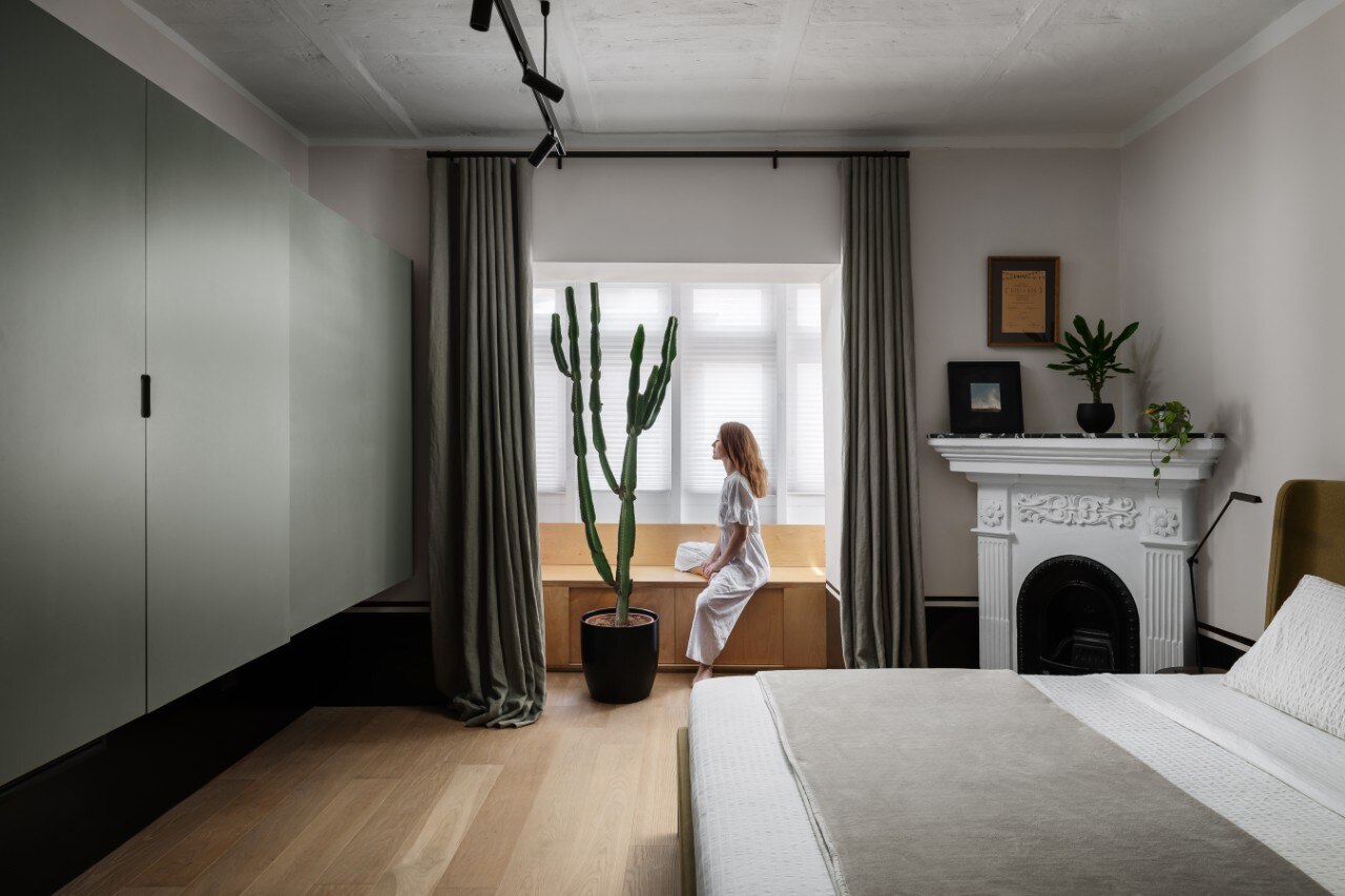 In Malta, a renovated building houses geometric textures and a roof ...