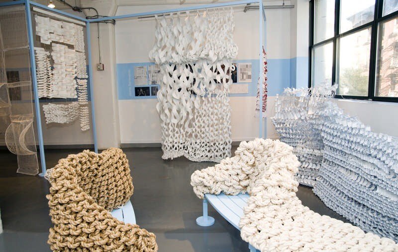 Spatial constructs with cotton - Domus