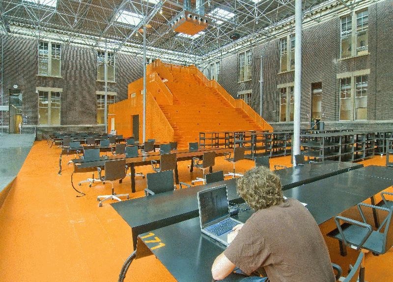 The orange Tribune of the ‘The Why Factory’ - Domus