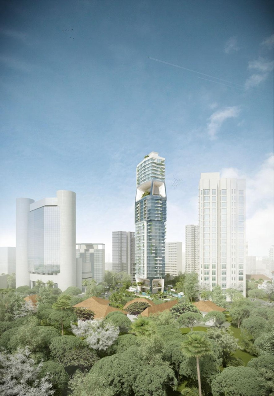UNStudio's design for The Scotts Tower - Domus