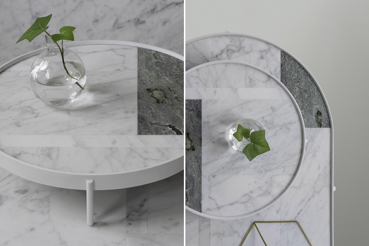 Patch marble tables - Domus