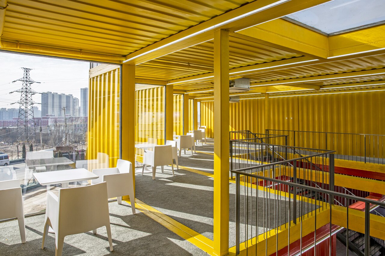 Container Stack Pavilion - Domus