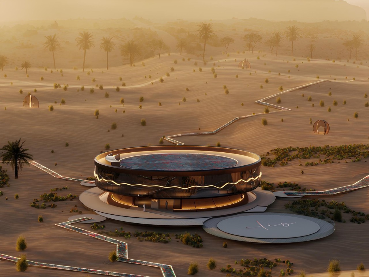 Agron Hoti’s massive installation in the Dubai Desert spans 10 ...