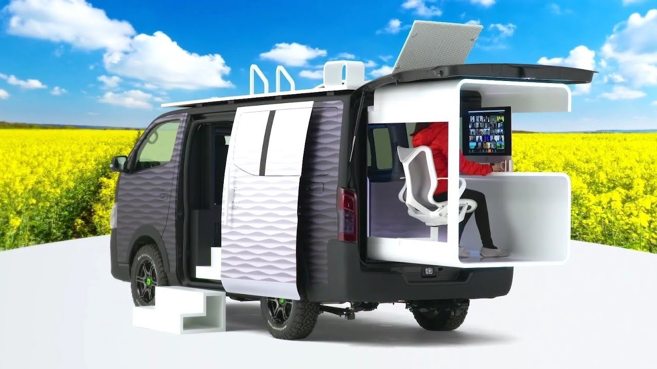 Nissan NV350 Office Pod is the perfect van for the digital nomad in the ...