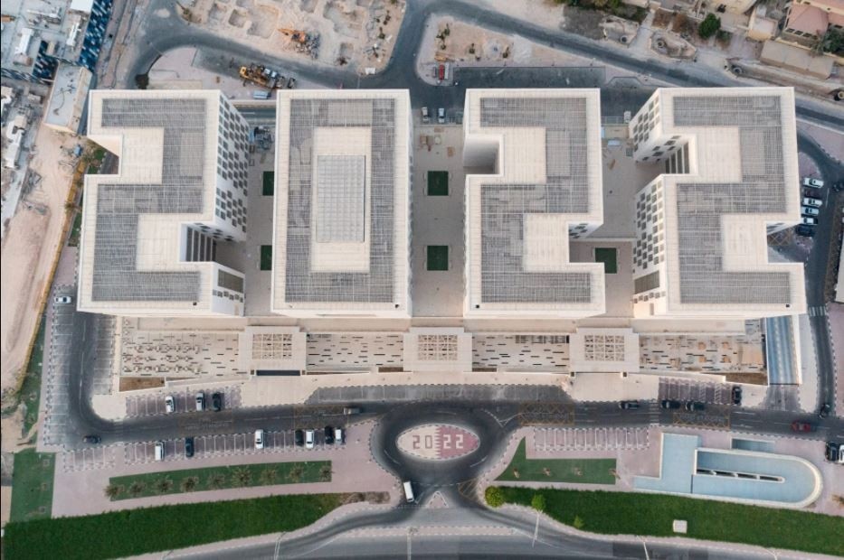 Qatar builds 2022-shaped building to celebrate the FIFA World Cup - Domus