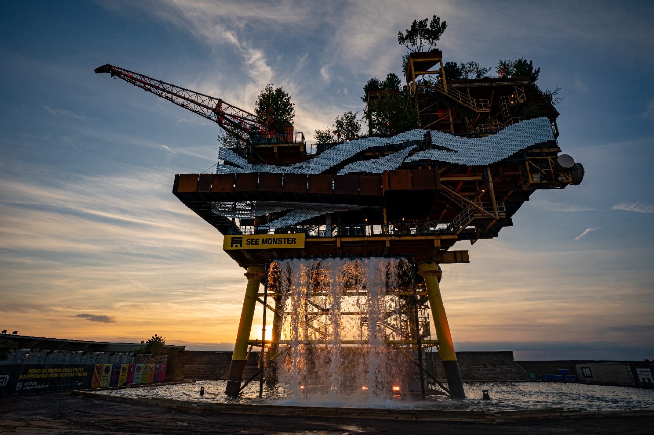North Sea offshore platform becomes a piece of art - Domus