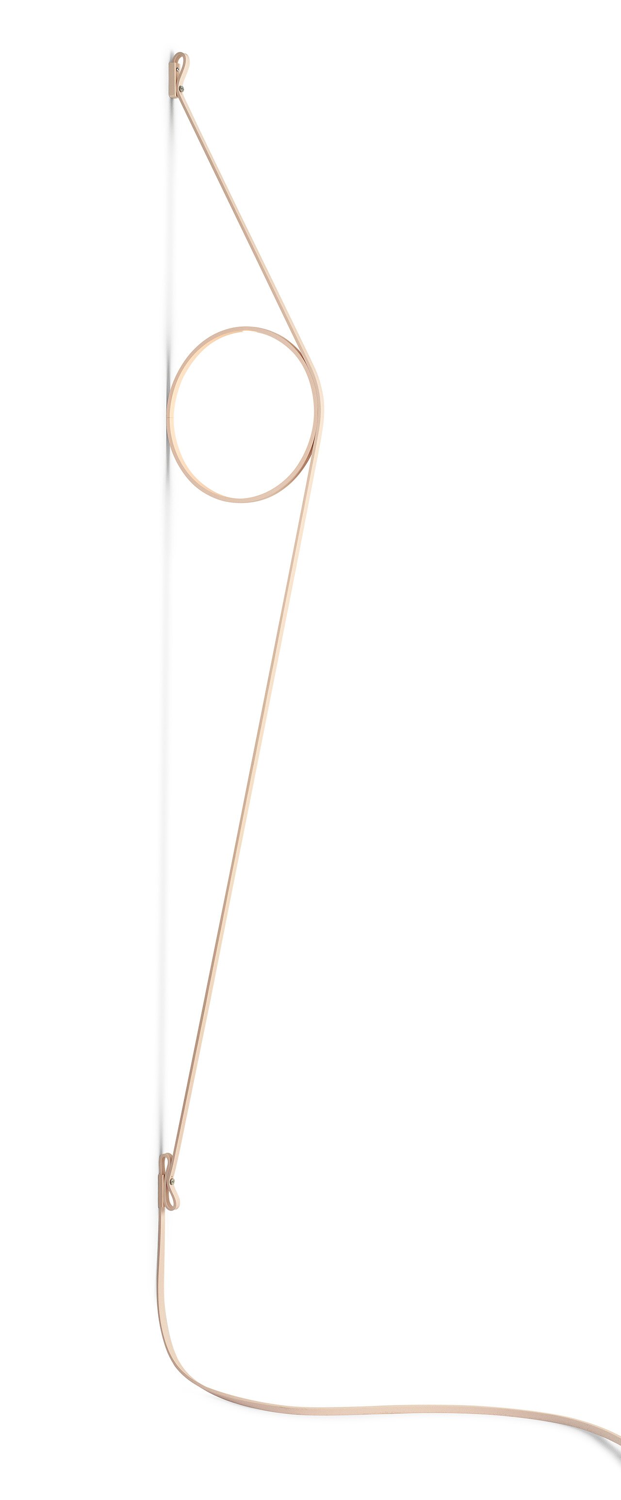 Formafantasma designs WireRing for Flos. A tense sign of orthographic light