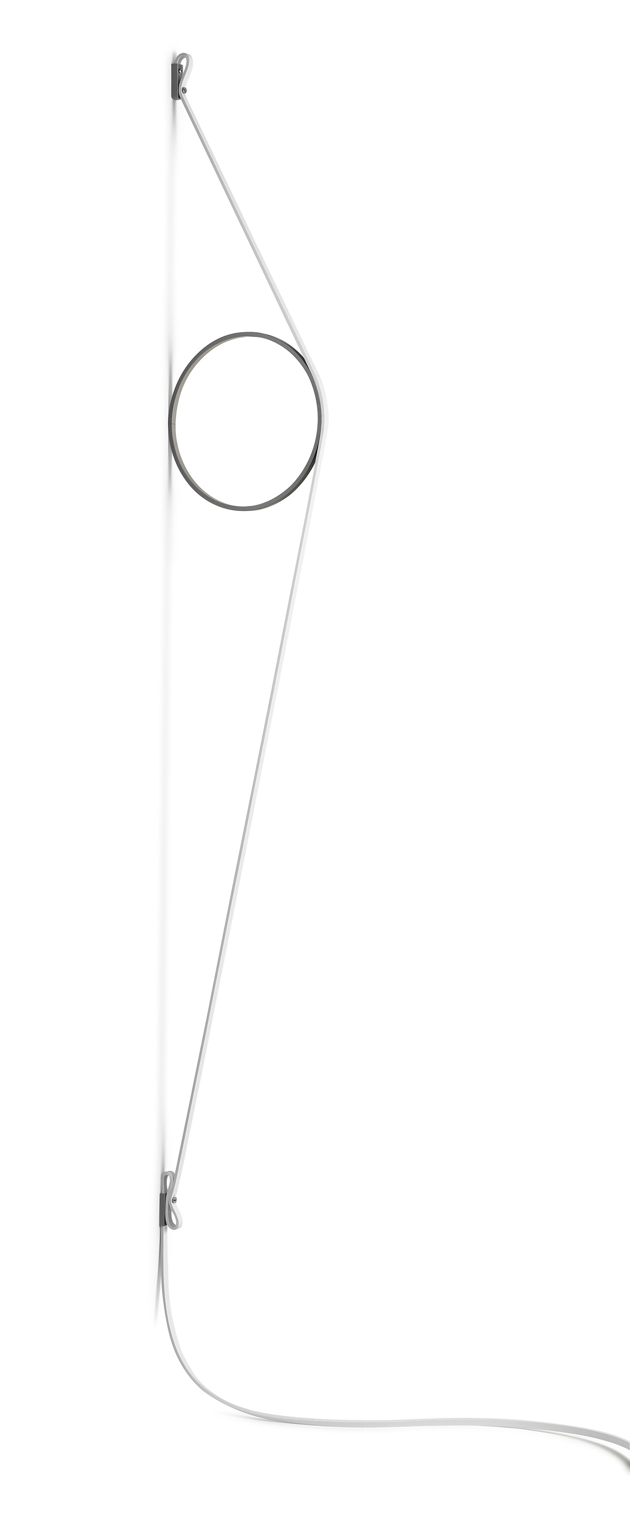 Formafantasma designs WireRing for Flos. A tense sign of orthographic light