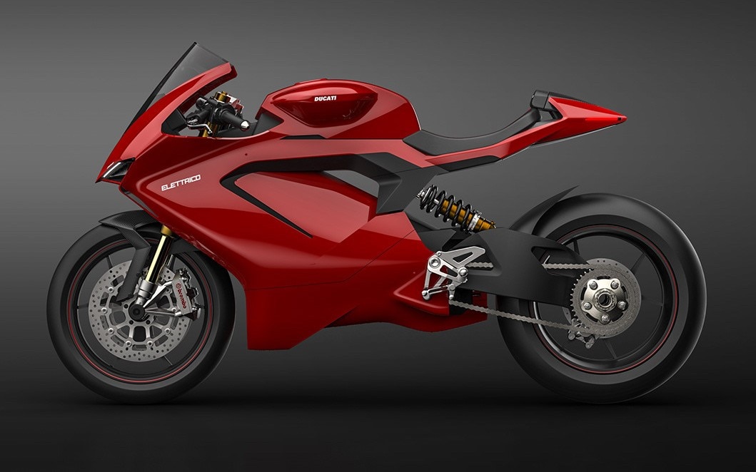 The electric Ducati: this is how the motorbike could be