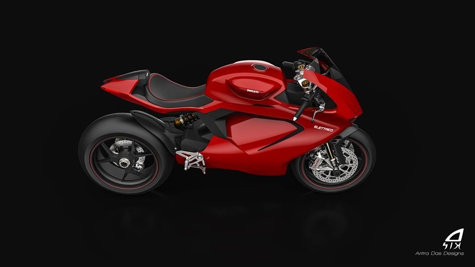 The electric Ducati: this is how the motorbike could be