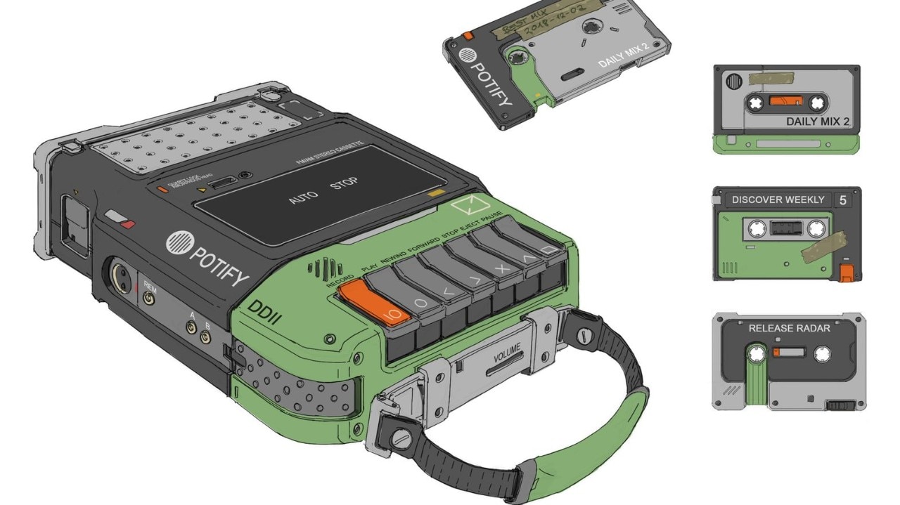 Instagram, Spotify and more reimagined as retro devices from an anime ...