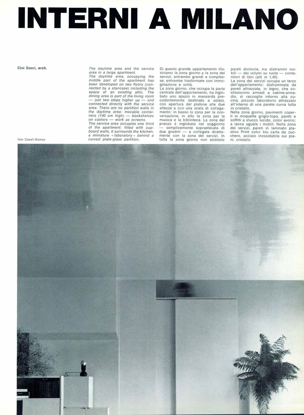 Cini Boeri: opere, biografia e progetti di Cini Boeri - Domus