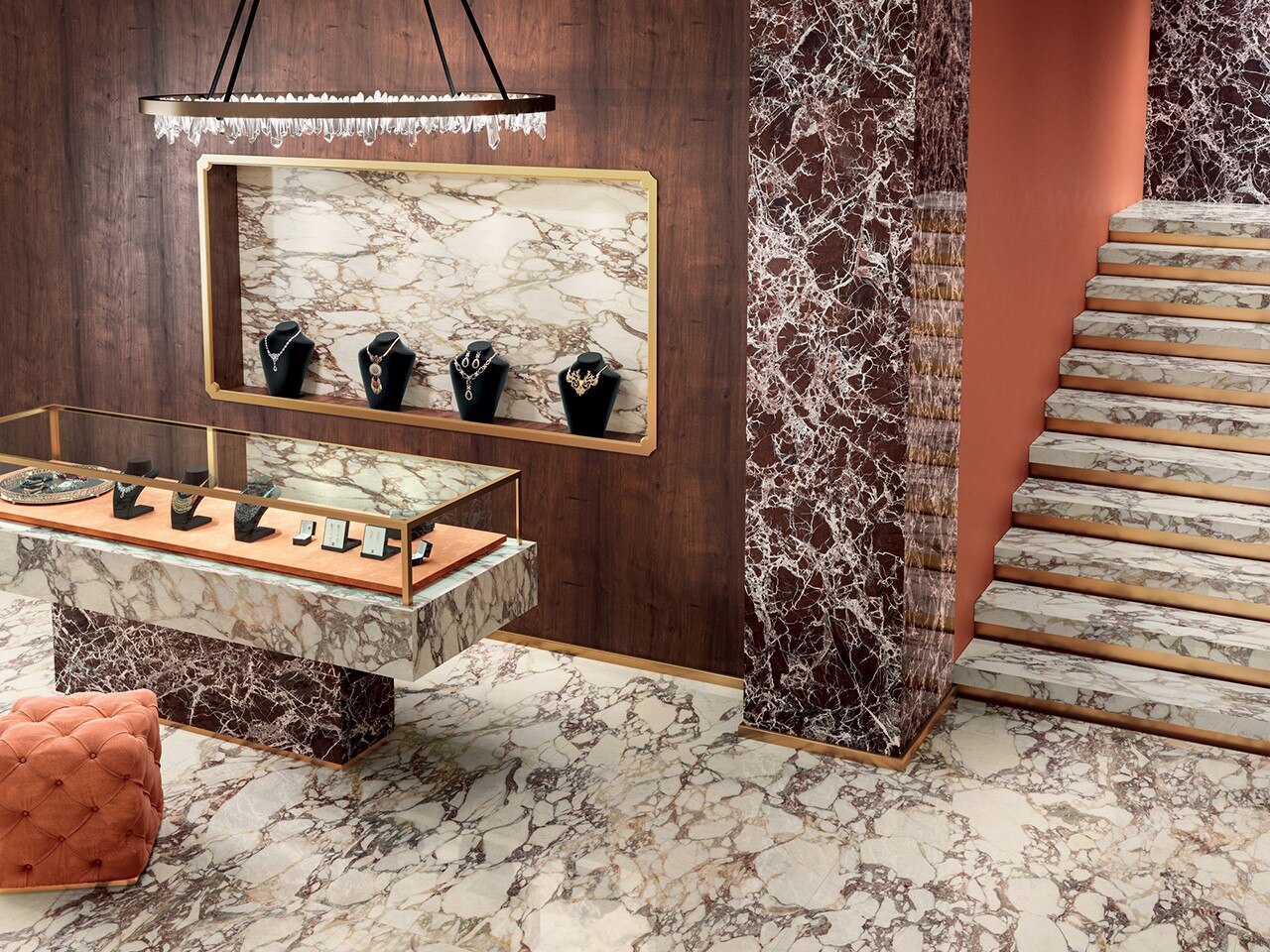 MaxFine: reinterpreting five precious marbles from all over the world ...