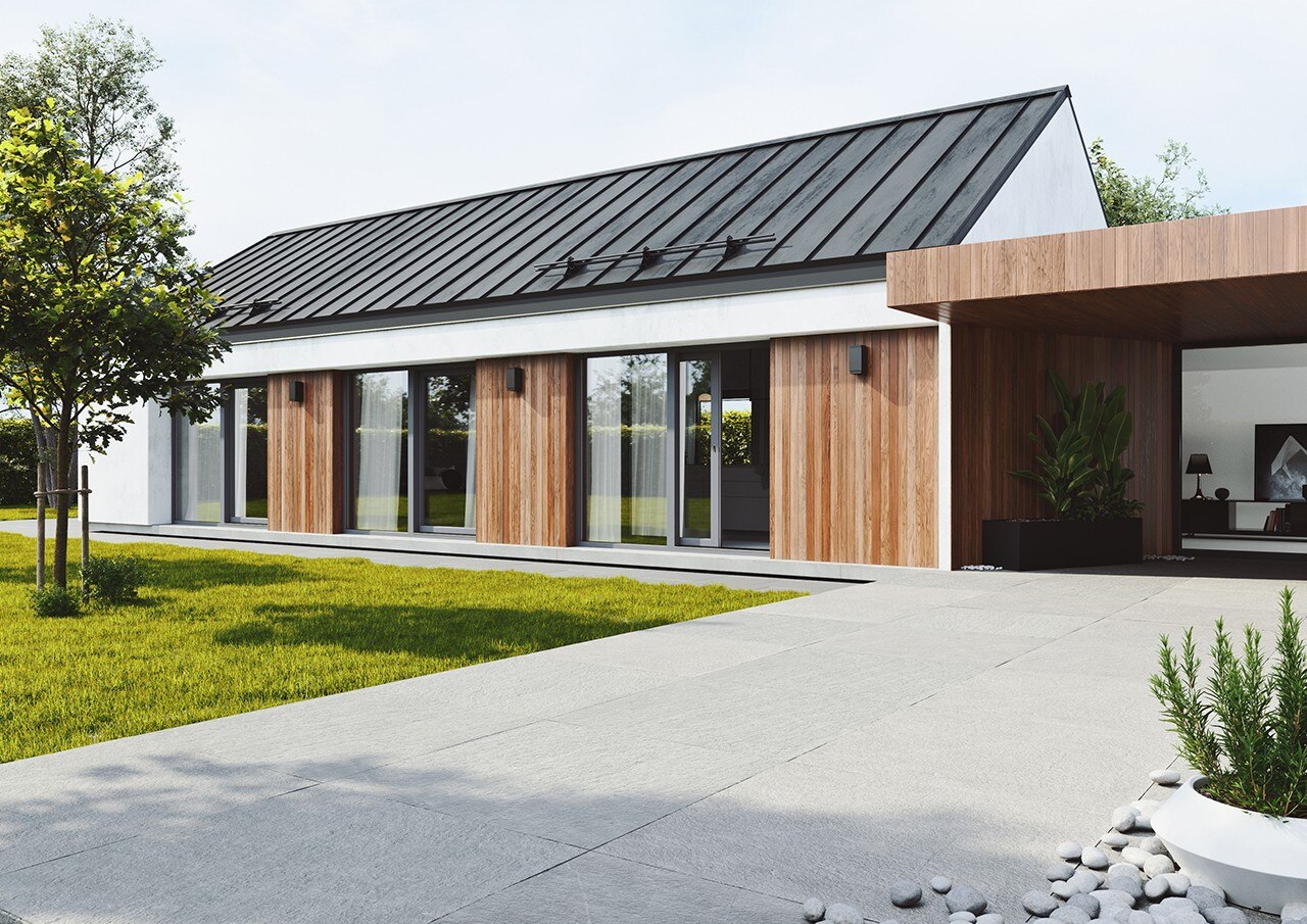 Discreet and connective sliding windows - Domus