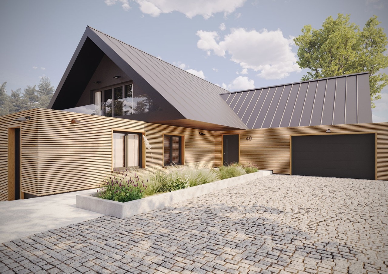 Front door eliminating the superfluous - Domus