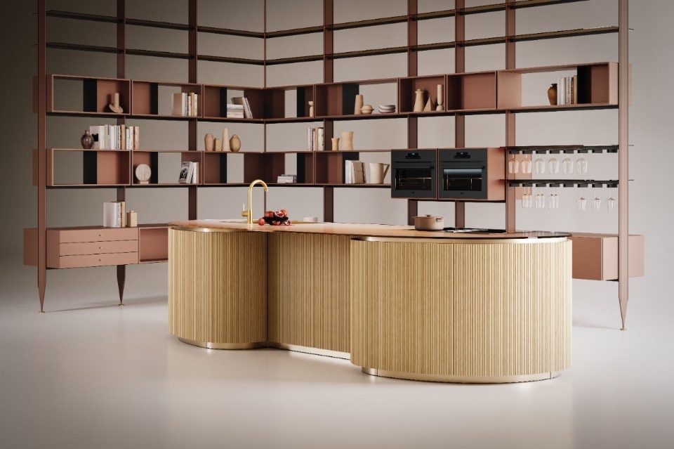 Tangram, a modular and composable kitchen - Domus