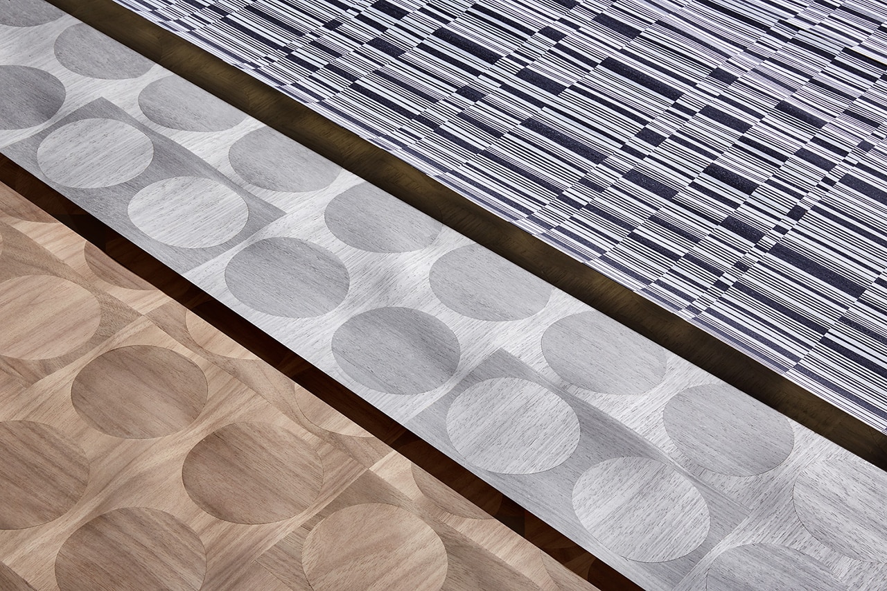 The innovative inlays of Tabu dyed veneers - Domus