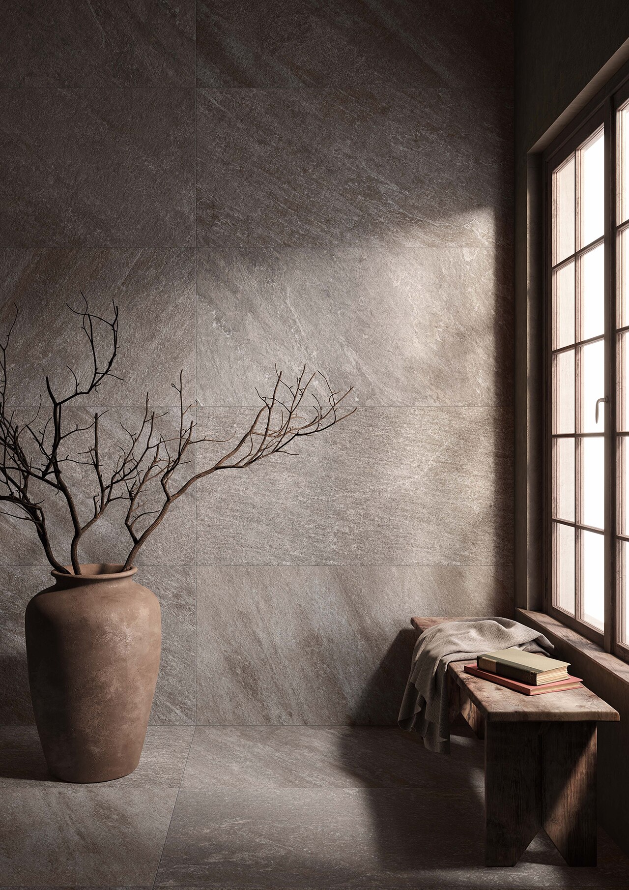 Stone effect porcelain stoneware: between history and modernity - Domus