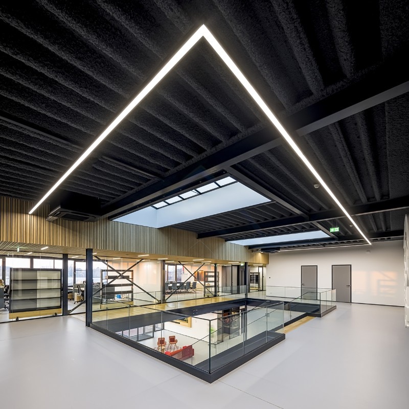 Light geometries for an industrial complex - Domus