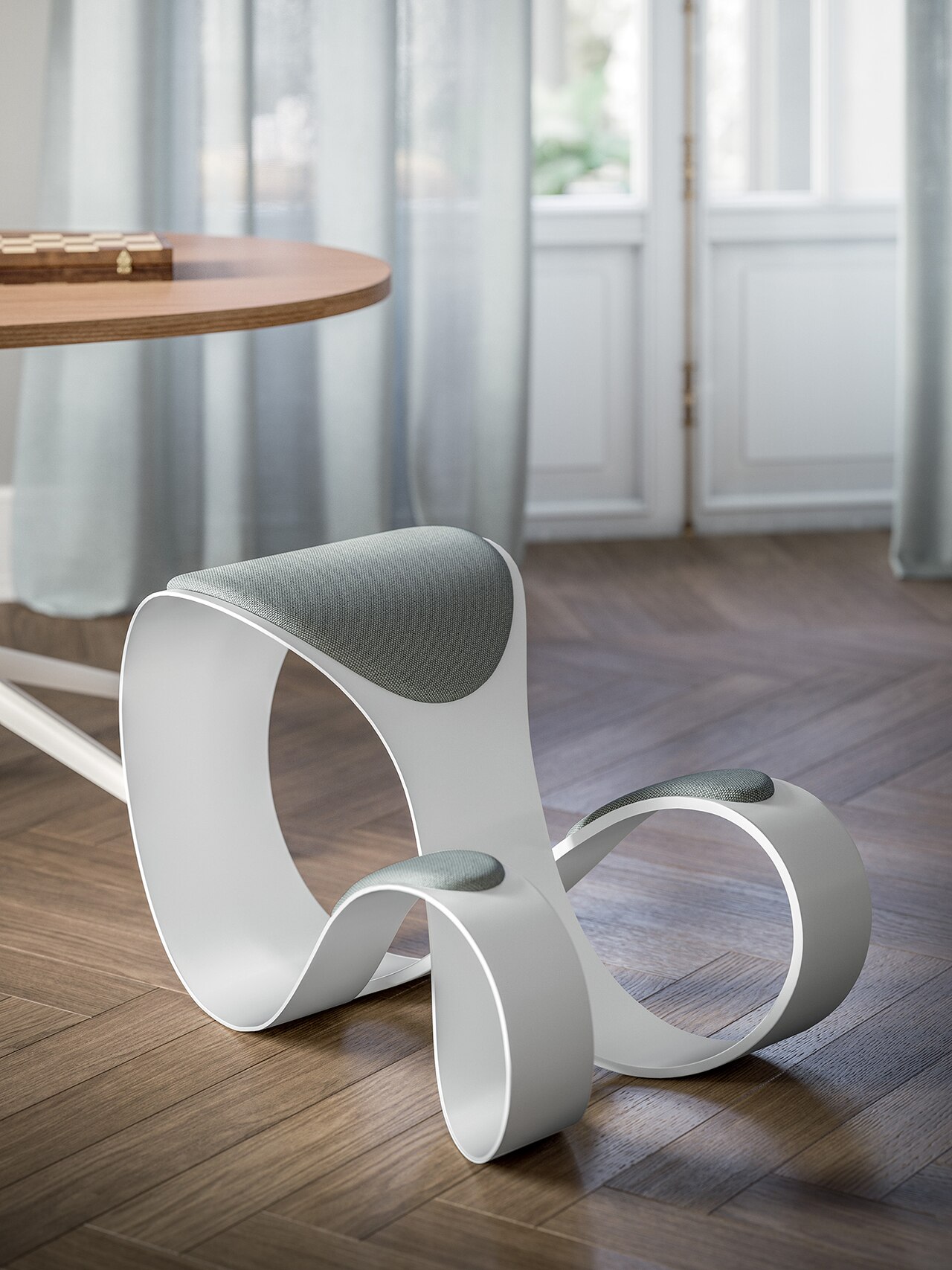 Moon chair: ergonomic and iconic - Domus